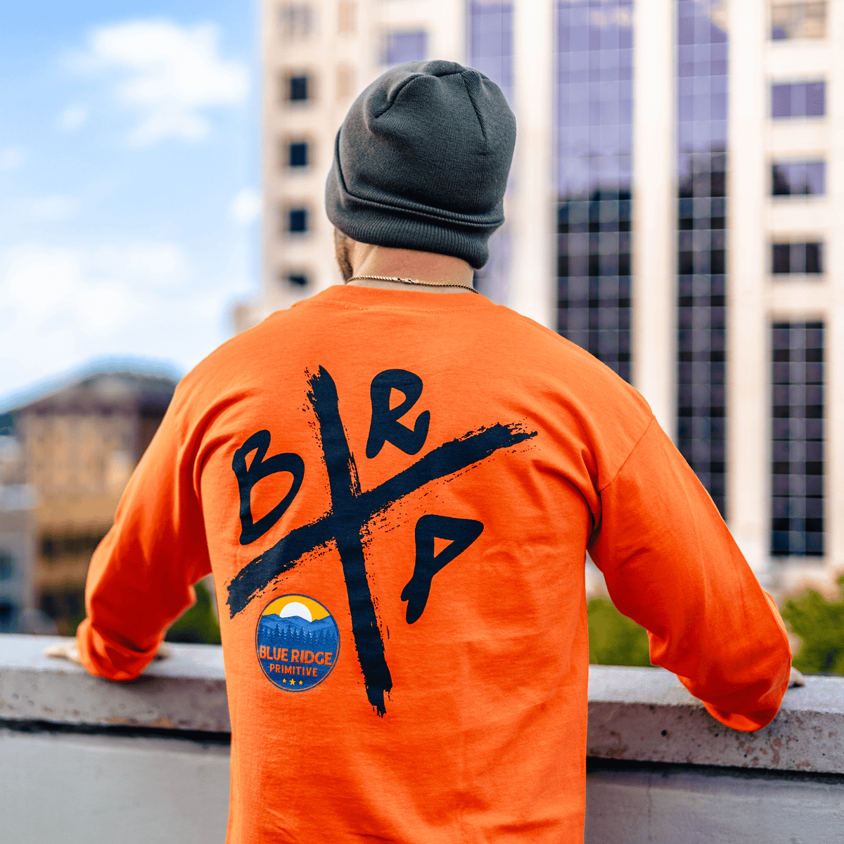 Blue Ridge Primitive Clothing | Crossbar Orange Long Sleeve | Shop Online